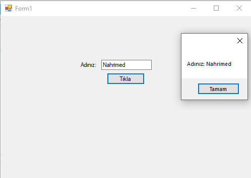 C# Form | MessageBox Kullanımı | Nahrimed